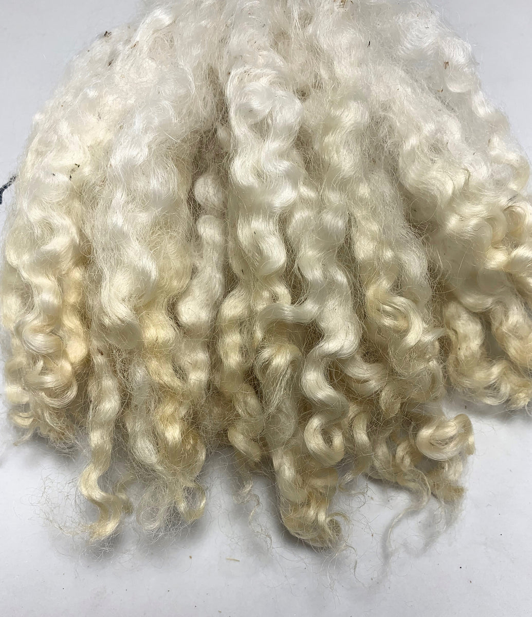 White Wool Curls - 1 pound – Carr Park Artisans